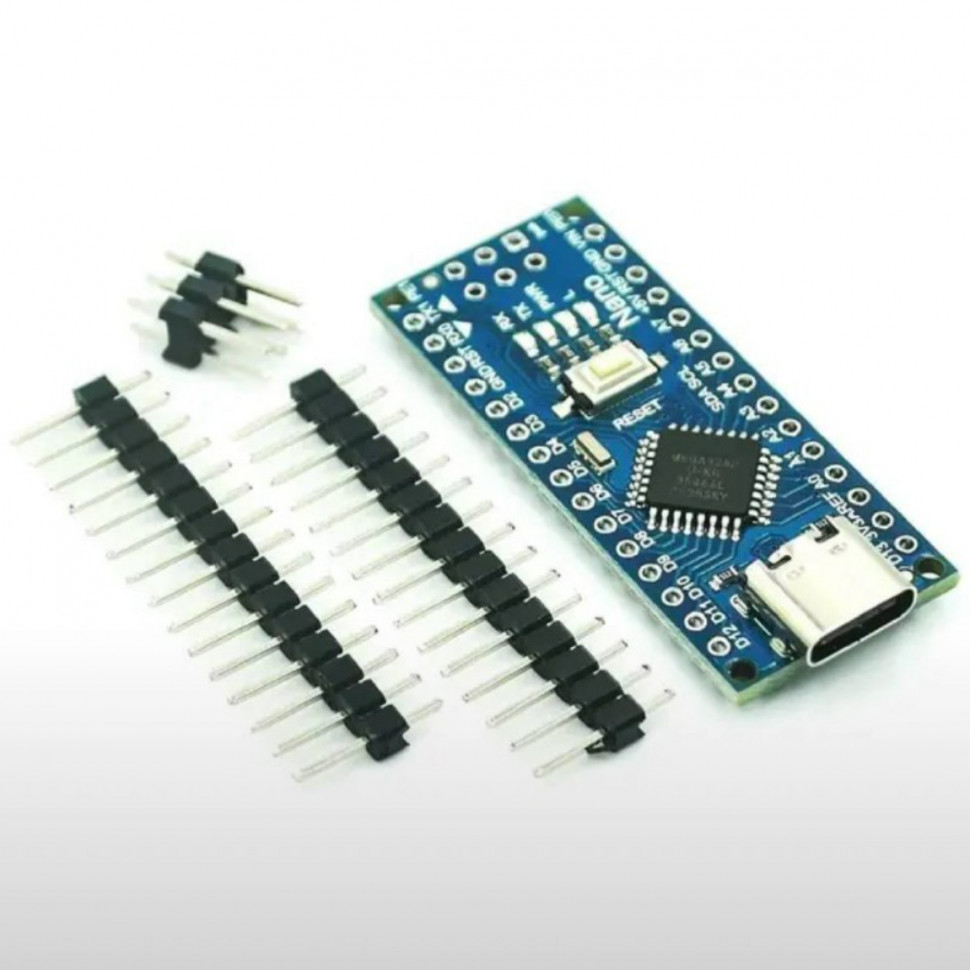 Микроконтроллер Arduino NANO TYPE-C V3.0 (совместимый) Atmega328 CH340 купить в в Энгельсе ...